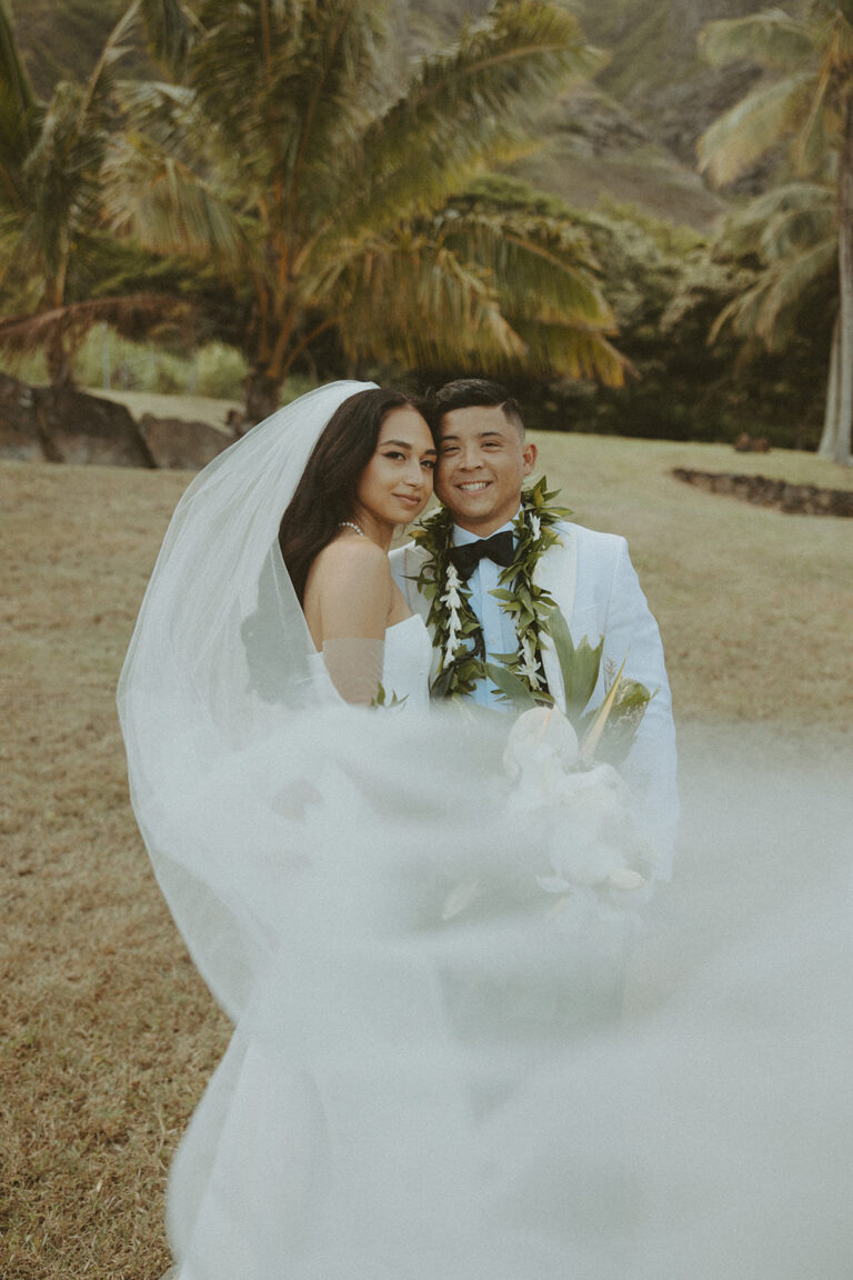 An Intimate Kualoa Ranch Wedding at Paliku Gardens - valoryevalyn.com