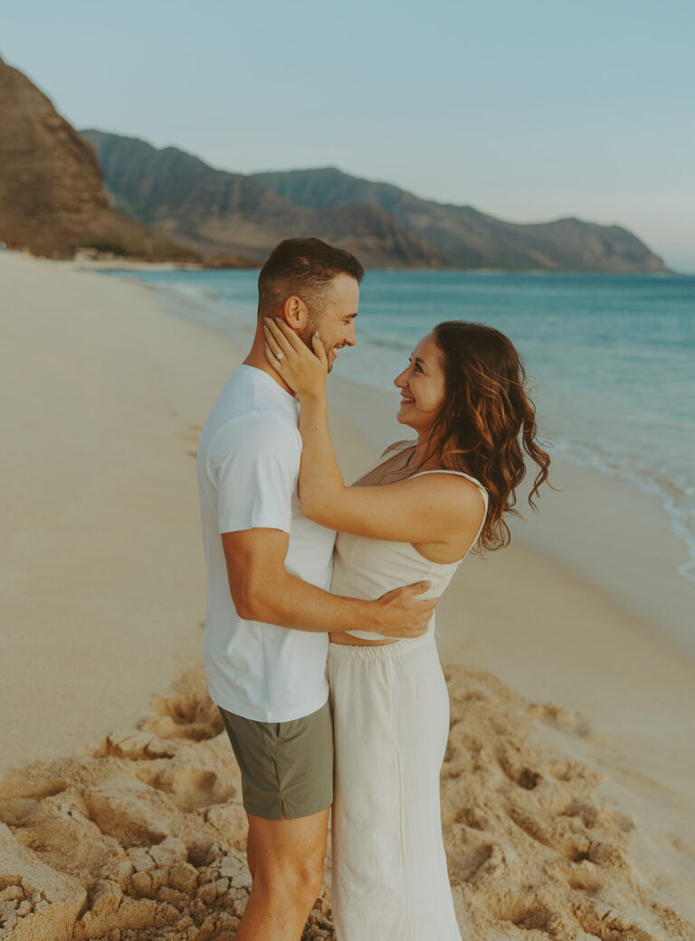 Kelci and Matt's Dreamy Oahu Engagement Photos - valoryevalyn.com